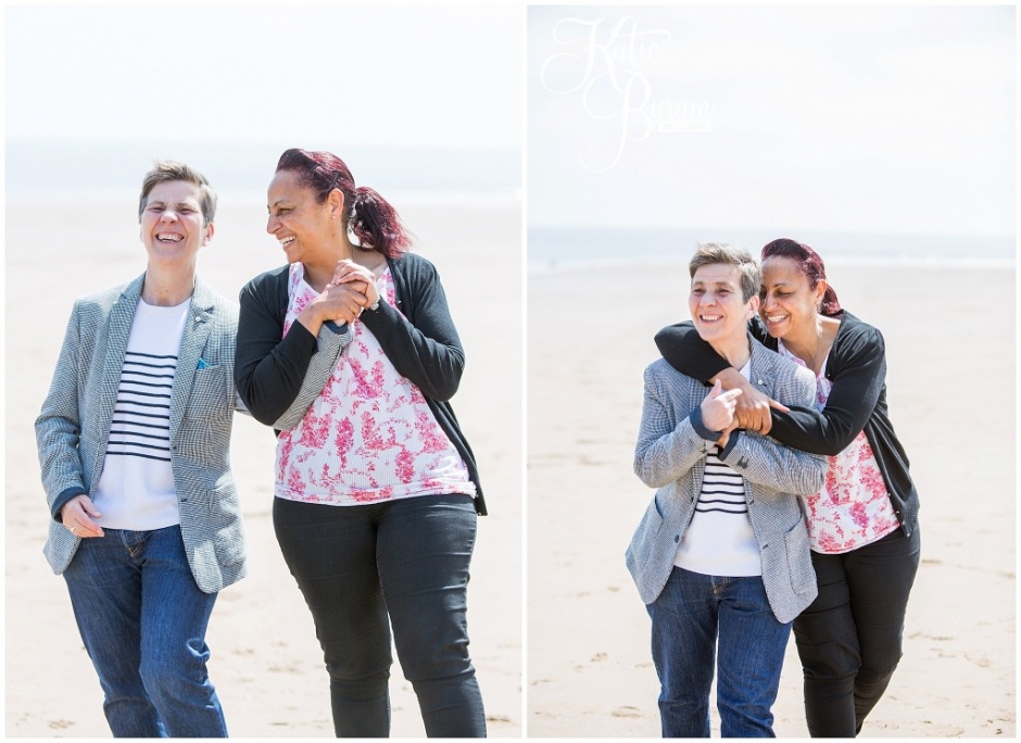 Brides to be at the beach: Julie & Tracy’s Sunderland Pre-wedding shoot ...